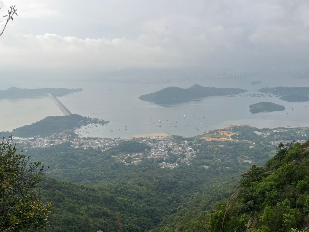 純陽峰、黃嶺18.4.24:山寮站-南脊上純陽峰590M-犁壁山-黃嶺-屏風山-長排崠-南山-尖尾墩下東山下-馬尾下沙頭角公路散 - Ramblr